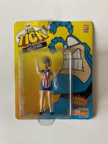 1995 Bandai The Tick American Maid Twist And Chop Figure Nib 4690768224