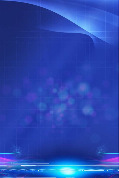 Blue Future Technology Background