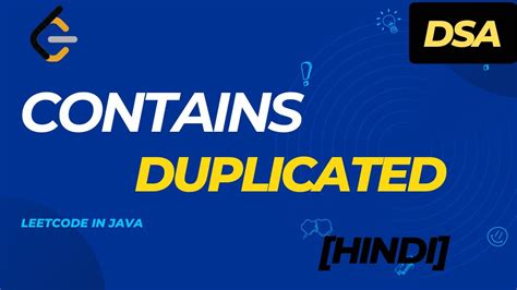 217 Contains Duplicates Leetcode Youtube