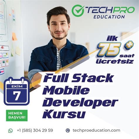 Kodlama Yazılım Mobile Developer Coding Uygulamageliştirme Techpro Education Tr