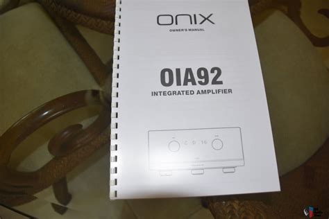 ONIX OIA Integrated Amplifier Shipping And PP Included Photo US Audio Mart