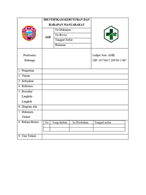 Form Sk Dan Sop Sesuai Tata Naskah Pdf