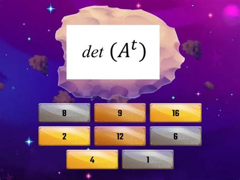 Determinant Find The Match