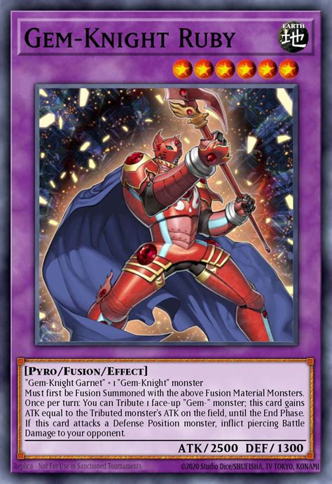 Gem Knight Ruby Yu Gi Oh Card Database Ygoprodeck