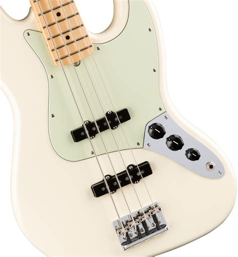 Fender Basses American Professional Jazz Bass Olympic White Mass Street Music
