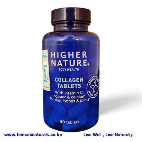 Higher Nature Collagen Tablets 90s Hemani Naturals Nairobi Kenya