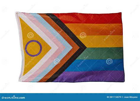Intersex Inclusive Progress Pride Flag Stock Image Image Of Activism
