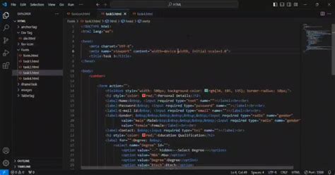 Venkatesh Majji On Linkedin Hi Linkedin Friends Here The Html Program To Create A Form In