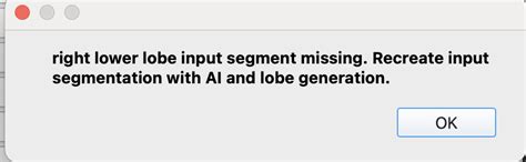 lung lobe input segment is missing support 3d slicer community