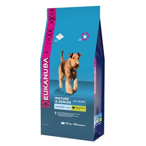 Eukanuba Mature & Senior для пожилых собак крупных пород старше 6 лет с ...