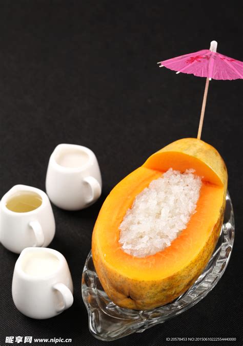 木瓜炖官燕摄影图 传统美食 餐饮美食 摄影图库 昵图网
