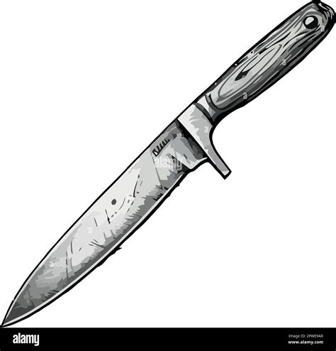 Sharp Steel Blade Isolated On White Background Stock Vector Image And Art Alamy