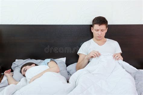Upset Man Having Problem With Impotence Stock Image Image Of Husband