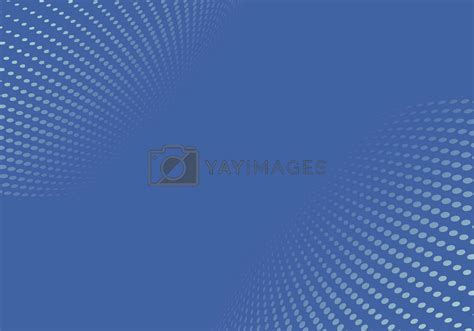 Abstract Blue Halftone Dots Pattern Distortion Perspective Background And Texture By Phochi