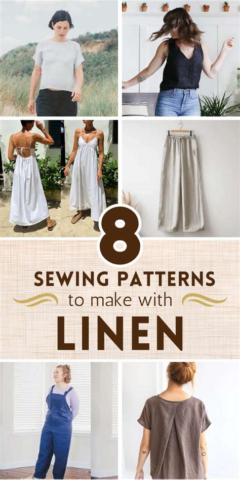 8 Clothing Patterns To Sew From Linen Sewing