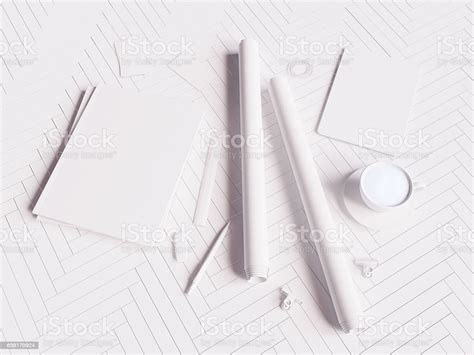 브랜딩은 디자인 프레젠테이션을 위해 모의를 합니다 3d 일러스트레이션 기업 재무와 산업에 대한 스톡 사진 및 기타 이미지 기업 재무와 산업 노트북 모형 Istock