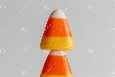 Colorful Candy Corn Treats Halloween Celebrations Seasonal Halloween Candy Marketing Stock