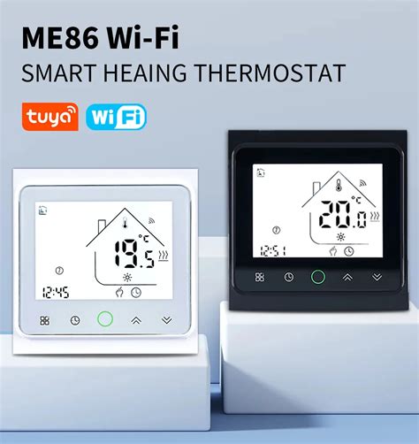 Moes Zigbee 온도 조절기 물 및 전기 바닥 난방 가스 보일러 습도 컨트롤러 Tuya 알렉스 5a16a 와 함께