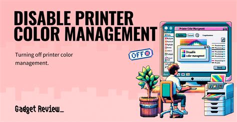 Disable Printer Color Management Disabling Color Printer Output