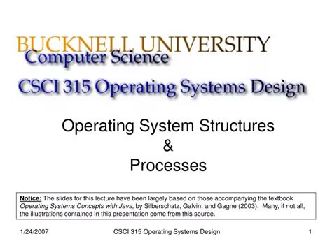 Ppt Operating System Structures And Processes Powerpoint Presentation