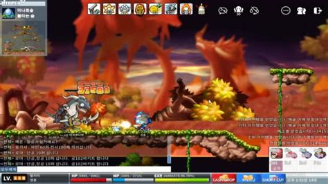 메이플월드 로나 월드 110발키리 메소업 분노 심 불타는숲 사냥 Soop Vod