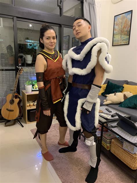 Me And My Girlfriend Cosplaying As Warrior Sokka And Fire Nation Suki