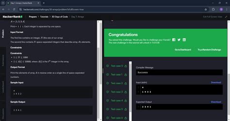 Sri Harish Vel M On Linkedin 30daycodingchallenge Programming Coding Hackerrank