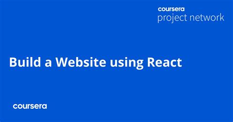 Build A Website Using React Coursya