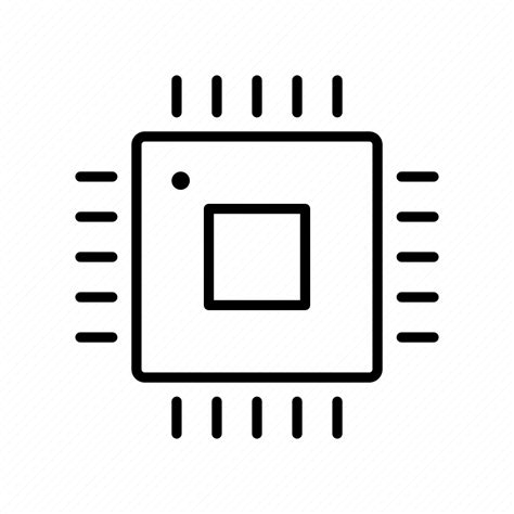 Microprocessor Icon Download On Iconfinder On Iconfinder