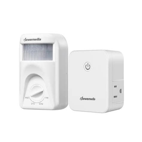 Dewenwils 15 Amp 4 Modes Wireless Motion Sensor Outlet Remote Control
