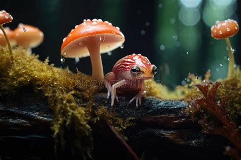 Macro Photographs Of Macrofauna In The Forest Stock Illustration