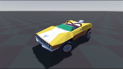 Raycast Vehicle In Godot Part 4 Car Mesh And Wheels Youtube