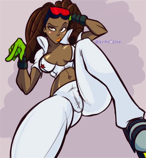 Rule 34 1girls Ass Blue Moonarms Brown Hair Cameltoe Clothed Dark Skinned Female Dreadlocks