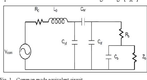 Figure 1 From Transient Analysis Of Motor Terminal Voltage Common Mode Voltage And Bearing
