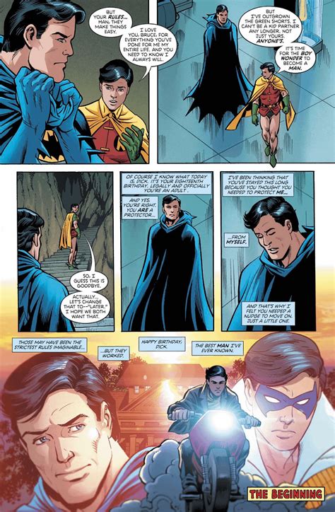 My Favorite Version Of Dick Grayson Leaving Batman Rnightwing