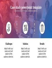 Free Case Study PPT Templates Pptx Case Study Powerpoint Template Challenges Adapt It