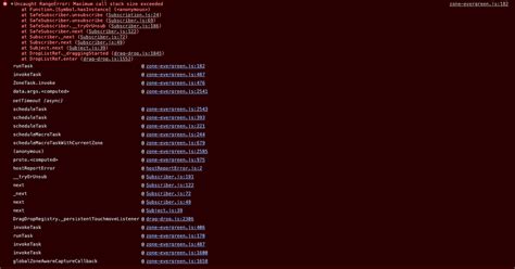 Uncaught Rangeerror Maximum Call Stack Size Exceeded · Issue 2 · Diningcity Groupngx Grid