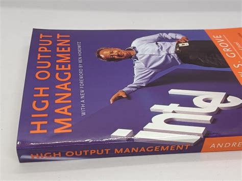 High Output Management By Andrew S Grove Hobbies Toys Books Magazines Fiction Non