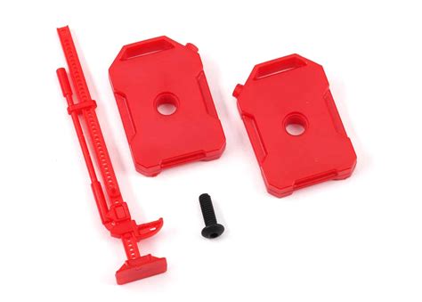 fuel canisters left and right jack red fits 9712 body rc car world hobby shop tracks