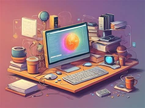 Premium Ai Image Illustration Of Computer Programming