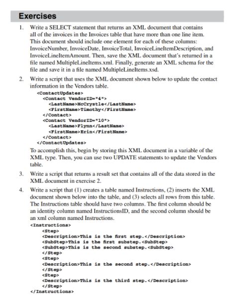 Solved Exercises 1 Write A Select Statement That Returns An