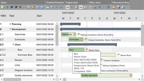 Dlhsoft Gantt Chart Web Library For Aspnet Mini Edition