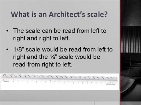 Reading An Architects Scale What Is An Architects
