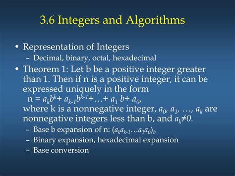 ppt chapter 3 the fundamentals algorithms the integers and