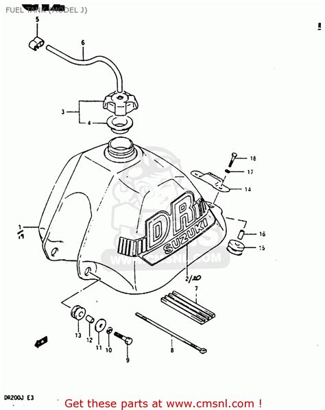 Suzuki Dr200 1987 H Parts Lists And Schematics