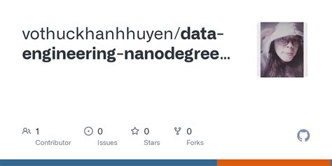 GitHub Vothuckhanhhuyen Data Engineering Nanodegree Udacity