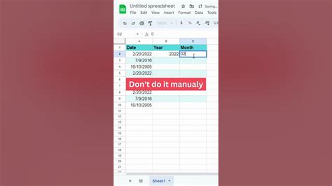 How To Extract Year And Month From A Given Date In Excel Youtube
