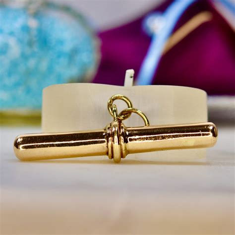 Huge Heavyweight T Bar Toggle In 9ct Gold Etsy