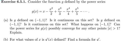 Solved Exercise 6 5 1 Consider The Function G Defined By