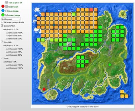 Spawn Map Instruction Manual ARK Official Community Wiki